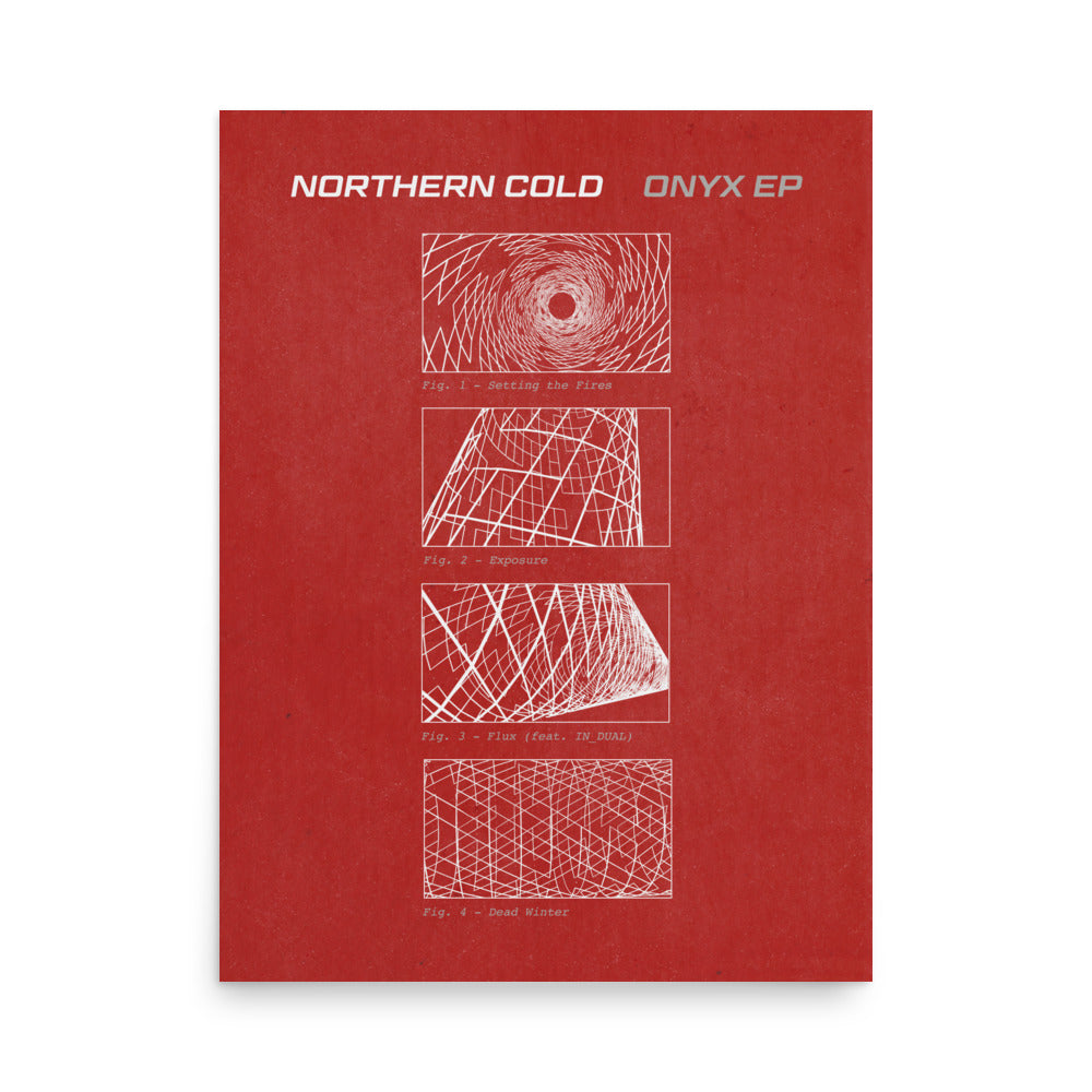 Northern Cold - Onyx EP Poster (18"x24") – Northern Cold Merch Store